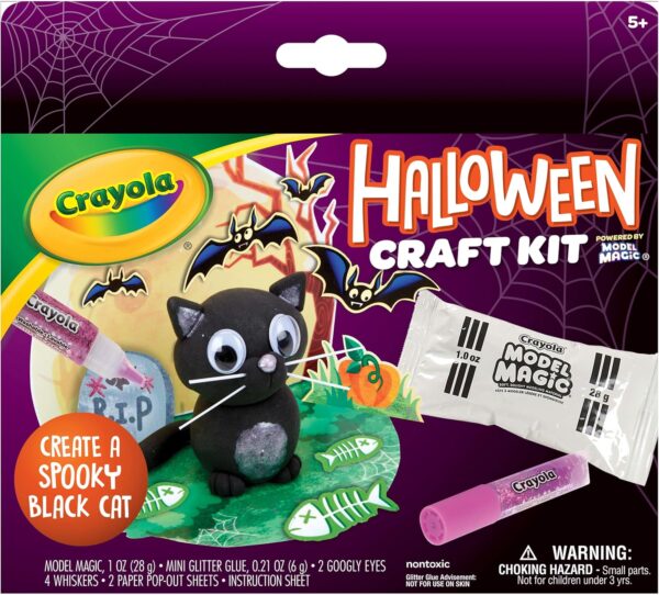 Crayola Halloween Black Cat Craft Kit, Model Magic – ideal-ways.com